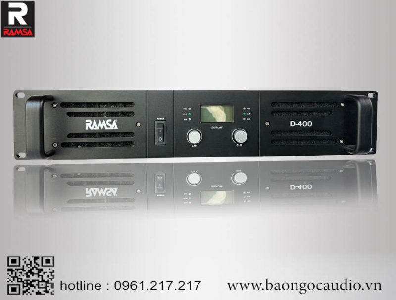 MAIN RAMSA D-400 - RAMSA AUDIO